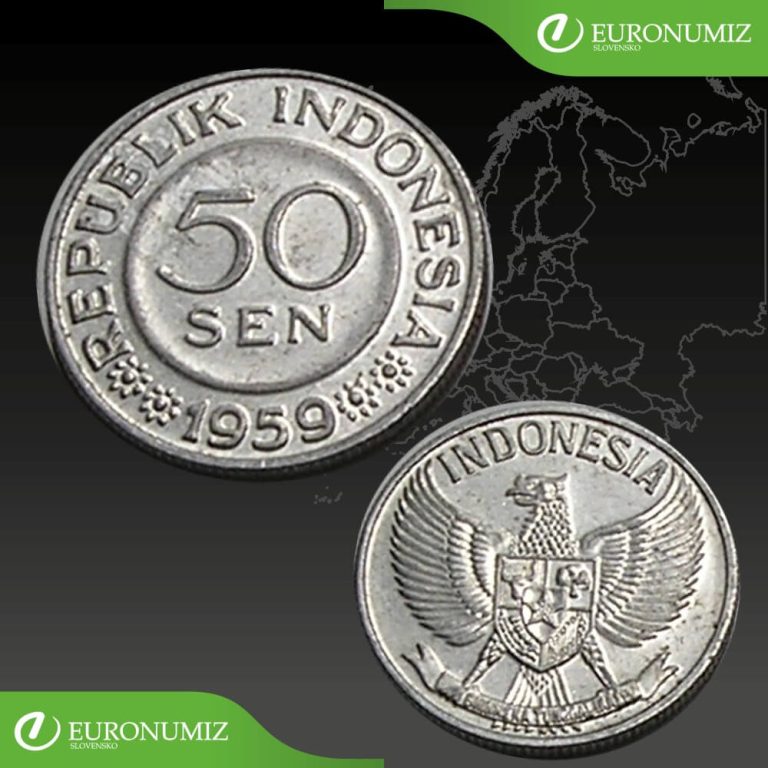 50 SEN 1959 INDONEZIA - euronumizmince.sk
