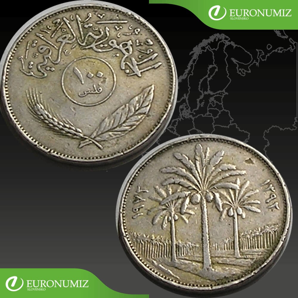 100 FILS 1972 IRAK - euronumizmince.sk